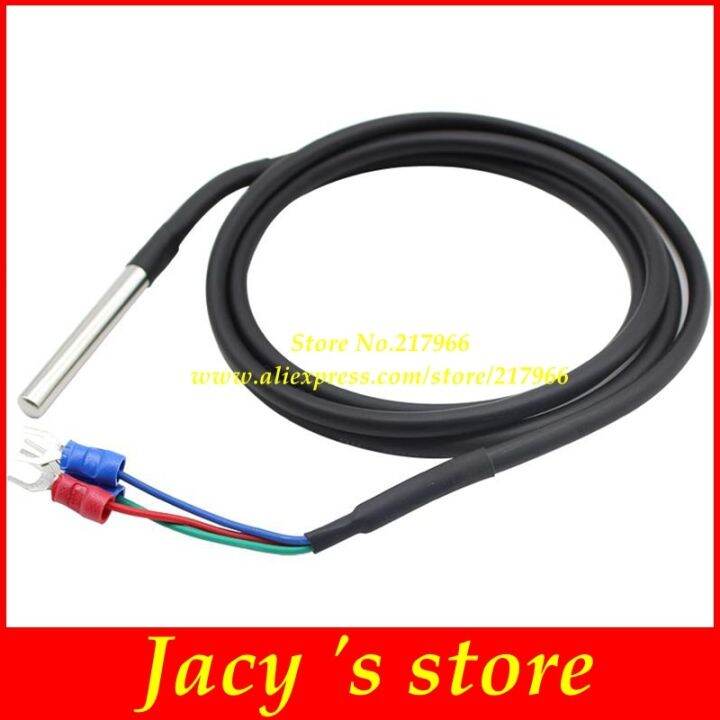 Waterproof PT100 temperature sensor CU50 probe temperature probe Three ...