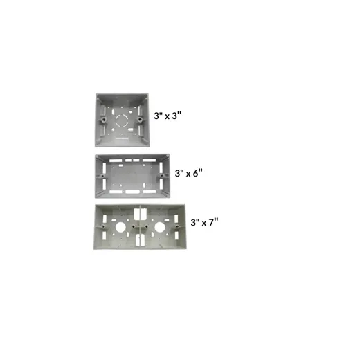 PVC Conceal Box / Nut Box 3x3 / 3x6 / 3x7 White Surface Type Switch ...