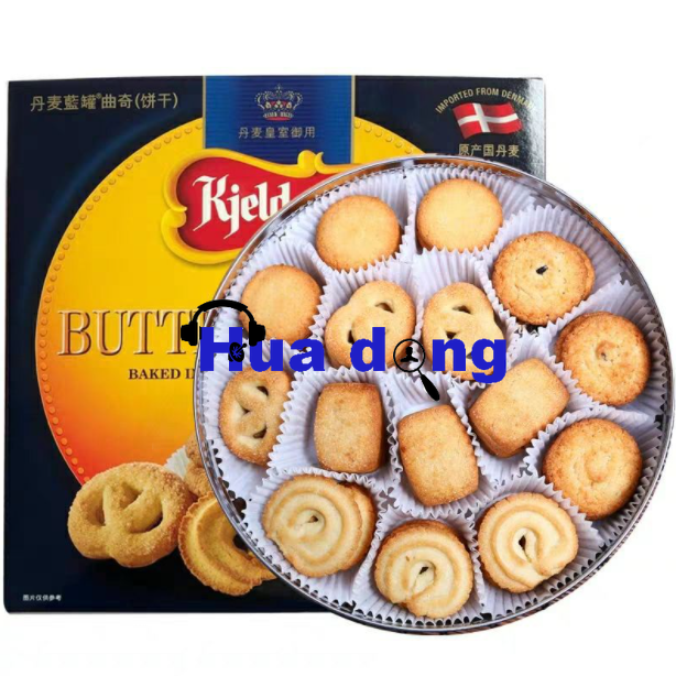 【DFIRE MALL】(Good Quality and Fast Delivery) Denmark Blue Tin Cookies ...