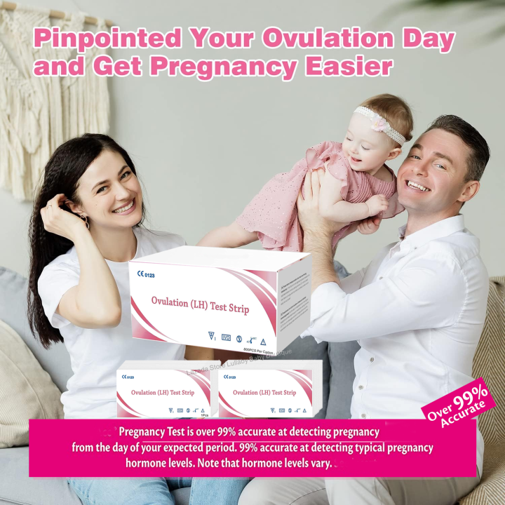 [Ready Stock][Fast Shipping]1,10 or 50pcs Ovulation Test Strips, 50 LH ...