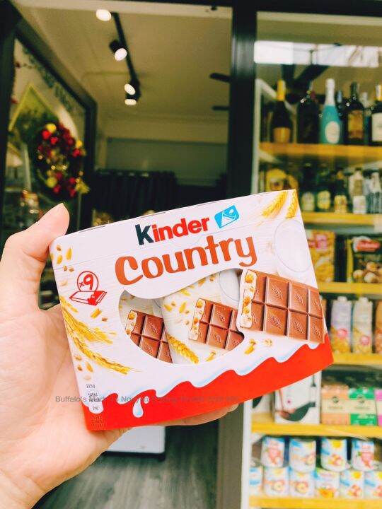 Socola Đức Kinder Country nhân ngũ cốc 211,5g- Hàng nhập khẩu chính ...