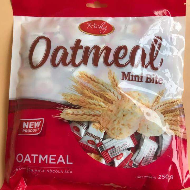 Review bánh yến mạch socola sữa richy bao nhiêu calo và hương vị đặc biệt