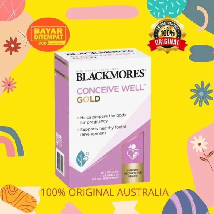 Blackmores Conceive Well Gold - 28 Tablets dan 28 Capsules | Lazada ...