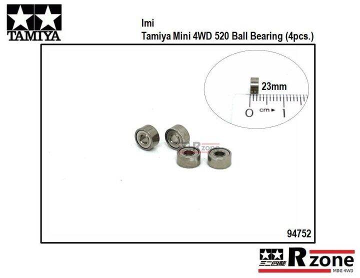 Imi Tamiya Mini 4WD 520 Ball Bearing (4pcs.) - 94752 | Lazada