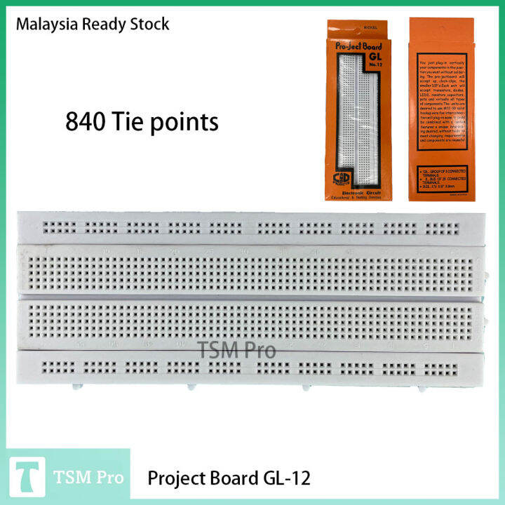Project Board GL-12 Solderless Breadboard | Lazada
