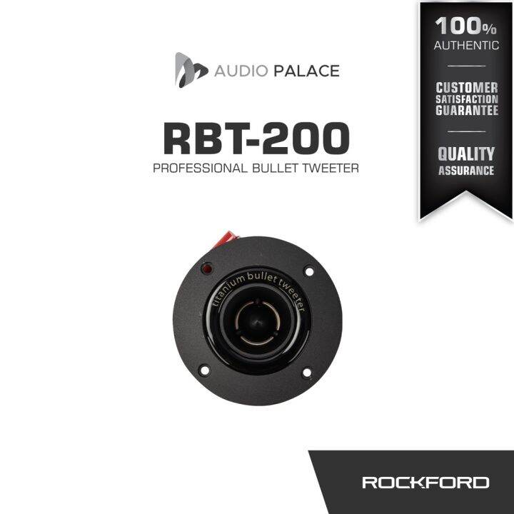 ROCKFORD Titanium Bullet Tweeter RBT-200 [4 inches] [20 watts] | Lazada PH