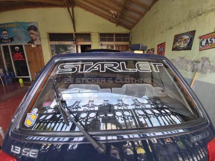 Sticker STARLET kaca Toyota STARLET | Lazada Indonesia