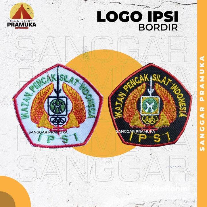 Logo IPSI / Badge Ikatan Pencak Silat Indonesia / Ipsi Hitam / Ipsi ...