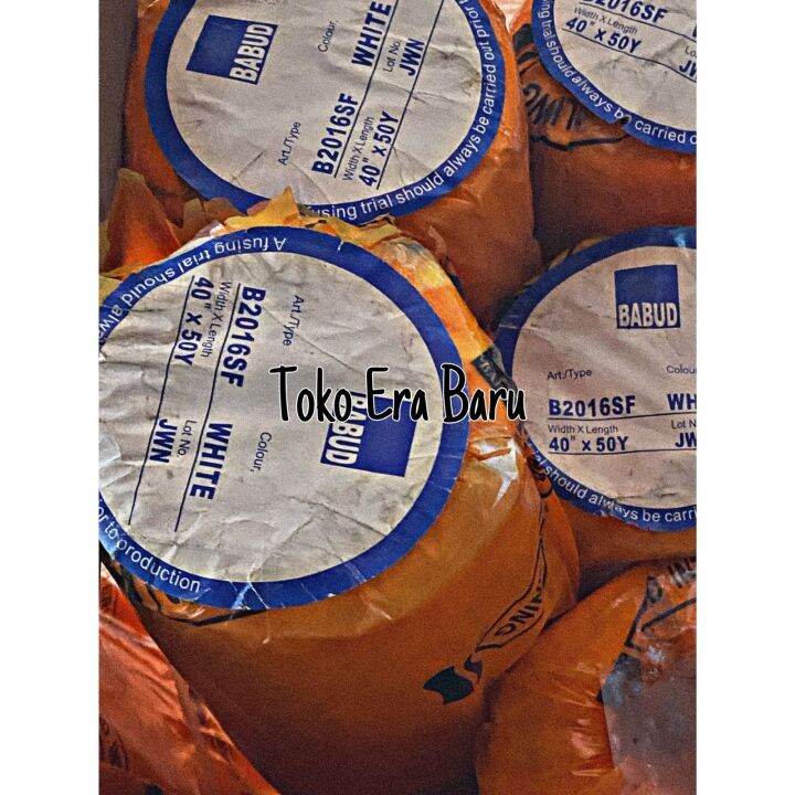 KAIN KERAS/KAIN PELAPIS MERK BABUT 2016F UKURAN 40inx50 yard | Lazada ...