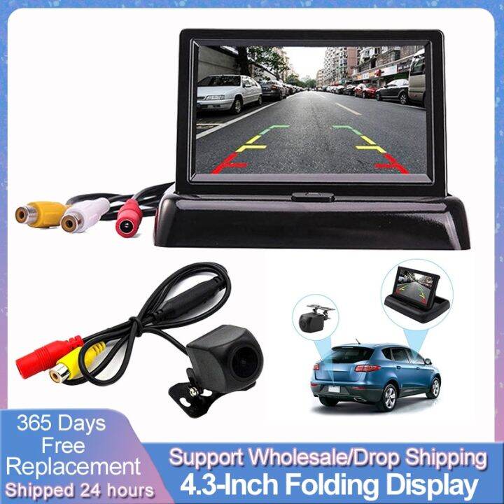 4.3" Screen Car Monitor For Rear View Reverse Camera TFT LCD Display HD ...