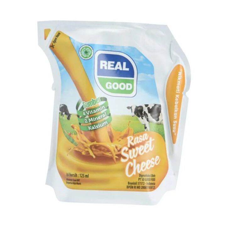 SUSU KEJU MANIS UHT REAL GOOD SWEET CHEESE 125ML KEMASAN EAA TEKO | Lazada Indonesia