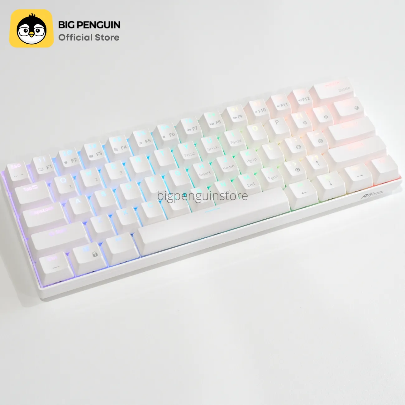 RK61 RGB Royal Kludge RK Hotswap 3 Mode คีย์บอร์ด Mechanical Keyboard ...
