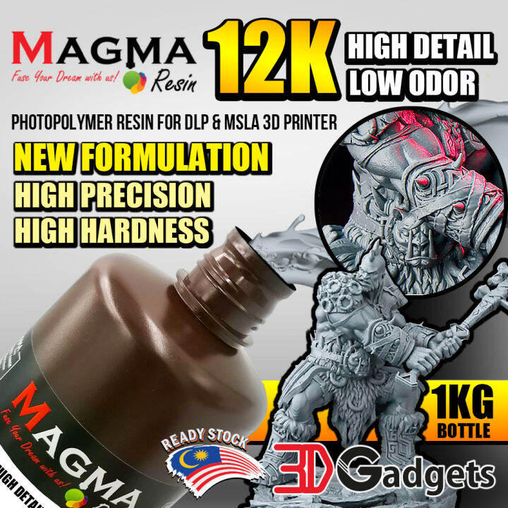 Magma 12K High-Detail with Low Odor Formulation Photopolymer UV Resin ...