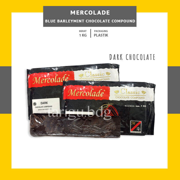 PREMIUM DARK MERCOLADE COKLAT BATANG - COKLAT WARNA RASA - COKLAT BLOK ...