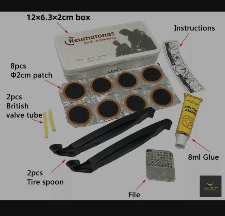 Motorcycle Bicycle Handy Cold Patch Vulcanizing Emergency Tire Repair ...