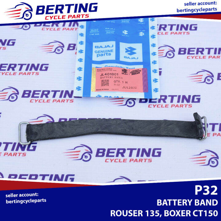BATTERY BAND Rouser 135 Boxer CT150 Genuine JA401801 | Lazada PH