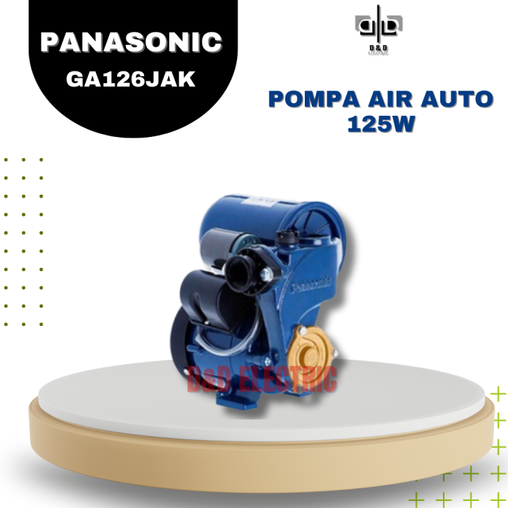 Pompa air listrik otomatis 125W pompa air hisap pompa air sumur dangkal ...