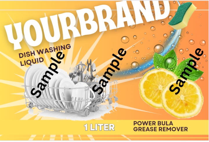 Dish washing liquid Label / ready made & customized labels | Lazada PH