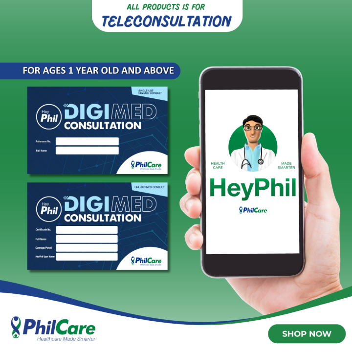 PhilCare HeyPhil DigiMed Consult (Prepaid health card / Health card ...