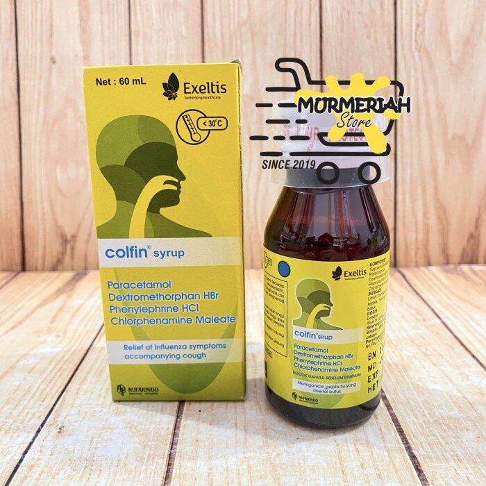 COLFIN Syrup 60 ml-Sirup Obat Batuk,Demam, & Pilek | Lazada Indonesia