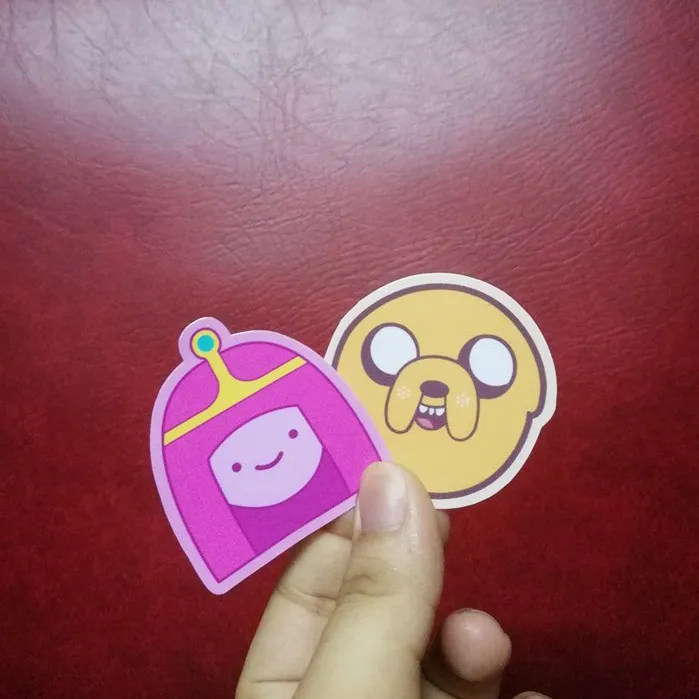 ADVENTURE TIME JAKE FINN STICKERS WATERPROOF VINYL LAMINATED STICKER ...
