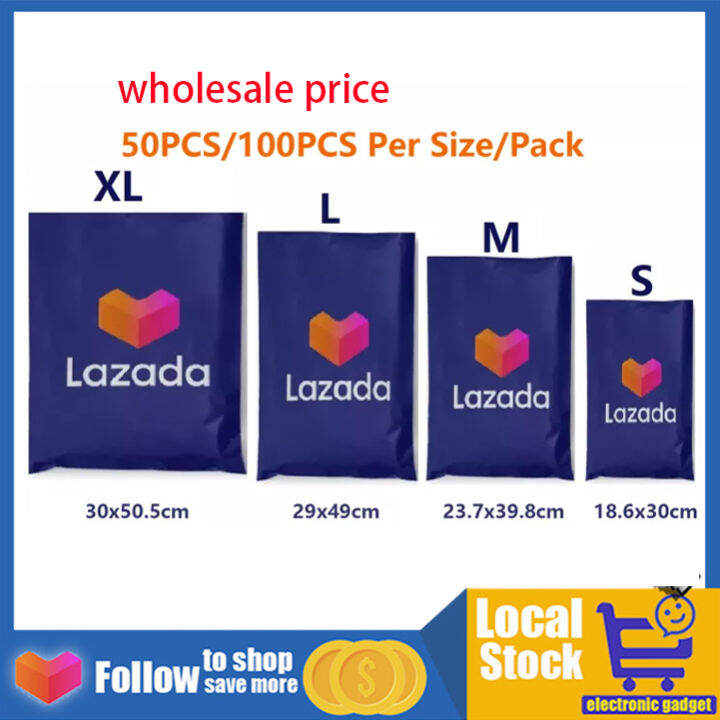 【In Stock】Packing Pouches S/M/L/XL Set of 100 (New Design) Pouch Small ...