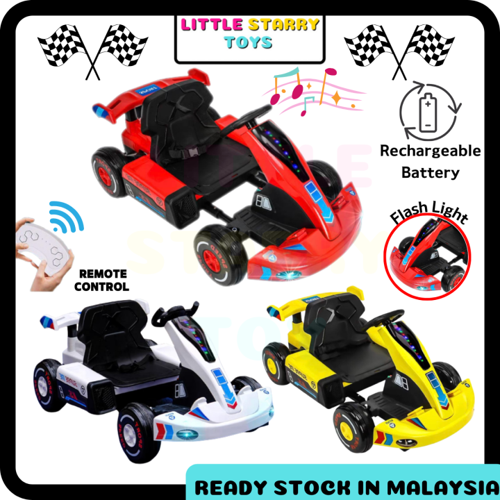 Ready Stock !!! 12V Electric Adjustable Go Kart Kid's Ride On Go Kart ...
