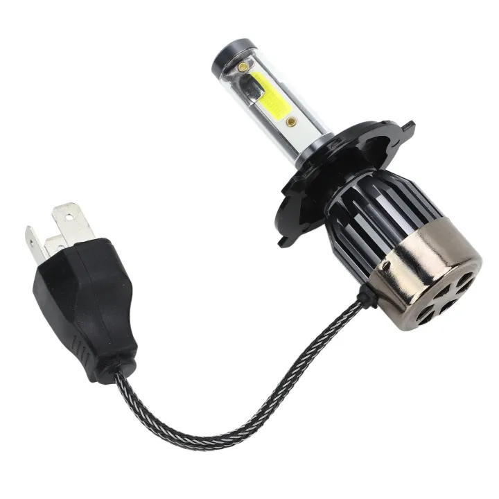 H4หลอดไฟหน้า,12V Super Bright รถจักรยานยนต์หลอดไฟ LED สำหรับอัพเกรด ...