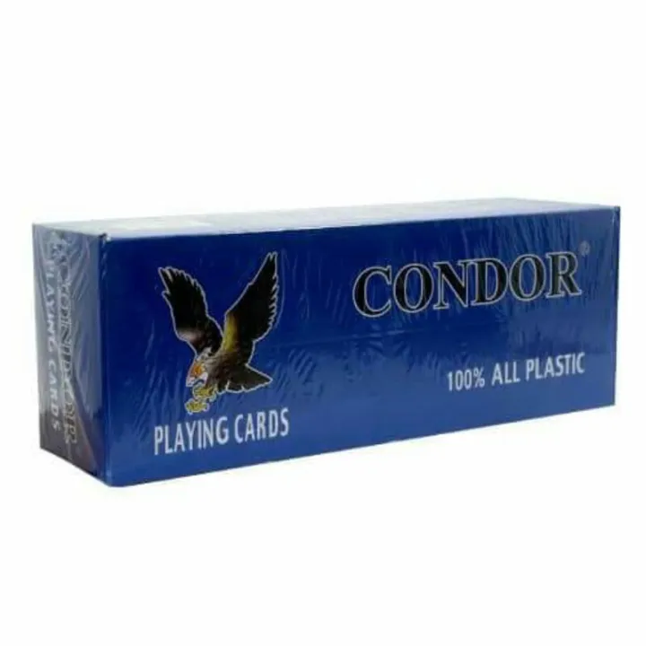 Condor Playing Cards BLUE 100% All Plastic 12 box/inner | Lazada PH
