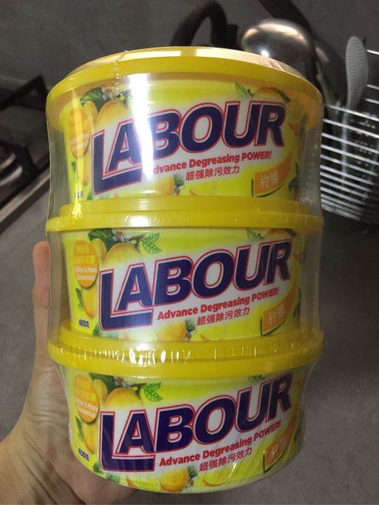 Labour Lemon Dishwashing Paste 400 g x 3 pcs | Lazada PH