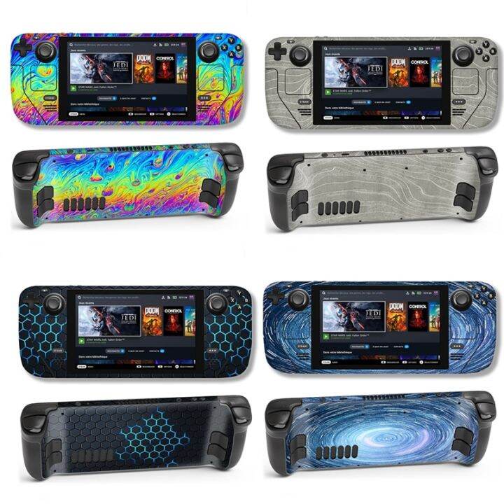 Protective Skin Decal for Steam Deck Game Console Full Set Protection ...