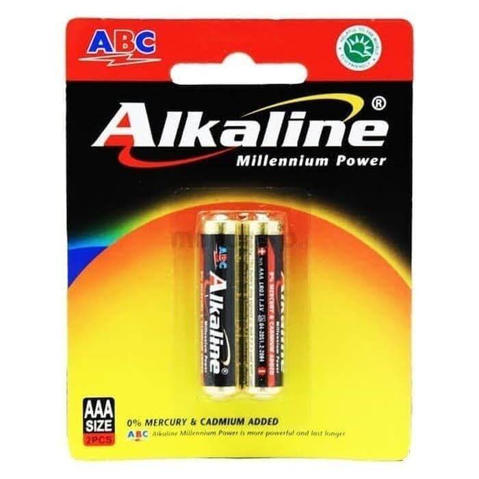 ABC Alkaline Baterai Kecil Batre Battery Ukuran AAA A3 ISI 2 | Lazada Indonesia
