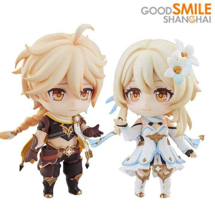 Good Smile Original Nendoroid 1717 Aether 1718 Lumine Genshin Impact ...