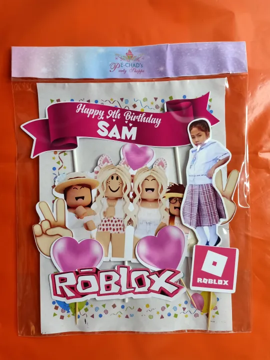 Roblox Funny Girl Theme Cake Topper | Lazada PH