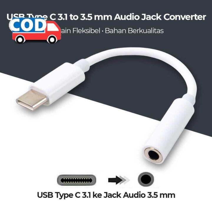 Adapter Jack USB Type C, Cara Mudah Ubah Port USB Type C ke Port Audio Jack 3.5mm | Lazada Indonesia