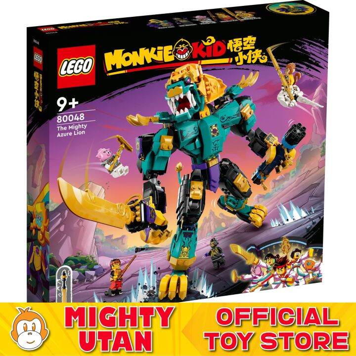 [Original] LEGO Monkie Kid 80048 The Mighty Azure Lion Toys for Kids ...