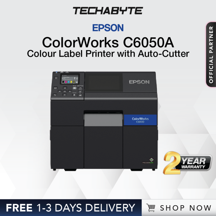 Epson ColorWorks C6050A | Auto Cutter | Colour Label Printer | Lazada ...