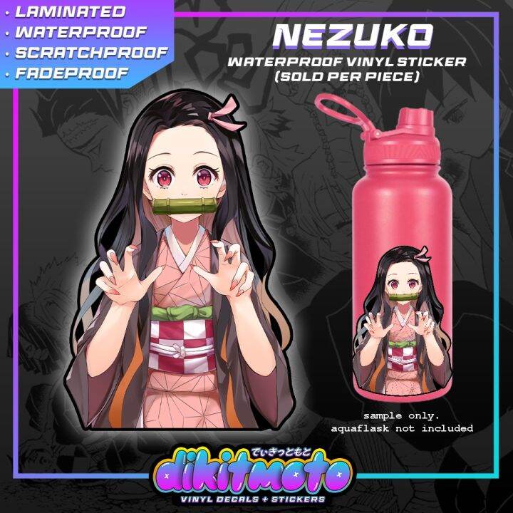 [dikitmoto] Nezuko Demon Slayer Kimetsu no Yaiba Vinyl Sticker ...