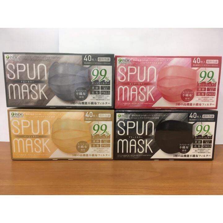 🔥สินค้าขายดี🔥 [ซอง 7 ชิ้น,เทา]((พร้อมส่ง))SPUN MASK หน้ากากญี่ปุ่น ...