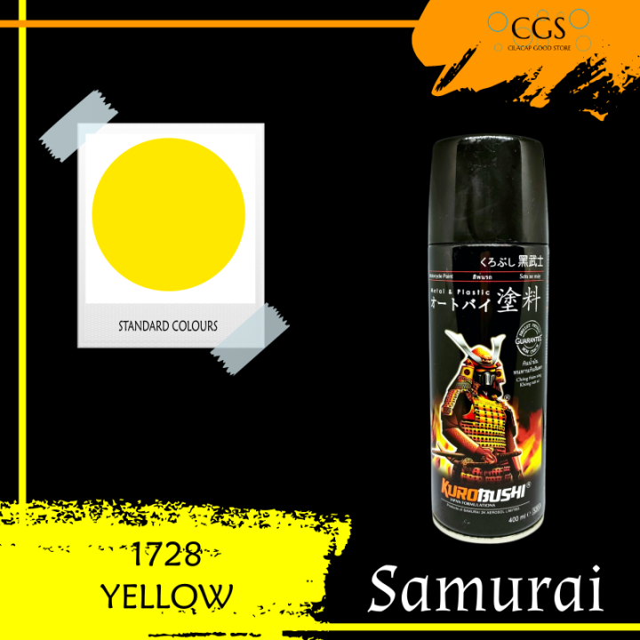 Pilok Samurai YELLOW 1728 - cat samurai kuning lemon - pilok samurai kuning - pilox samurai ...