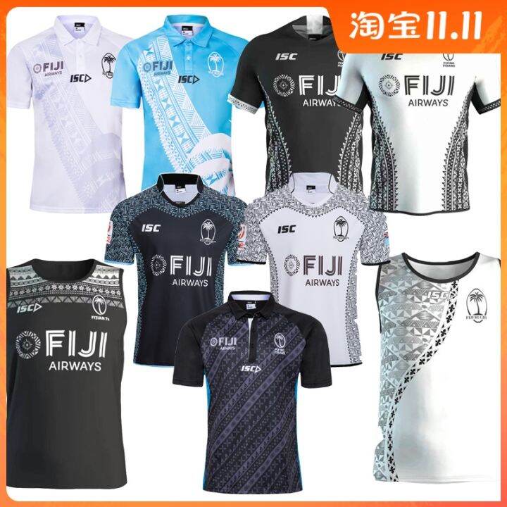 2020 FIJI away olive suit kits FIJI olive suit vest male FIJI RUGBY ...