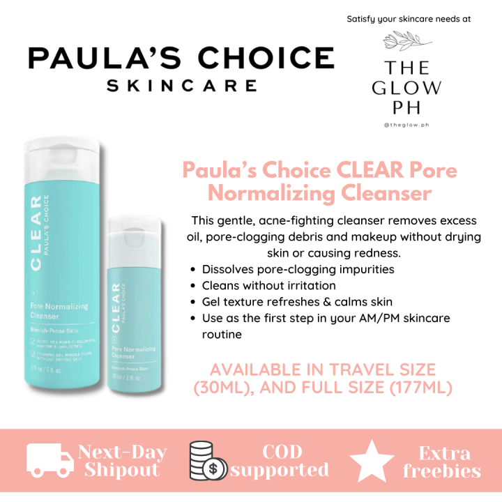 [authentic] Paulas Choice Clear Pore Normalizing Cleanser Lazada Ph