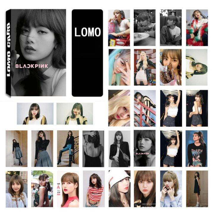 Hộp thẻ ảnh 30 tấm Lomo card Lisa Blackpink | Lazada.vn