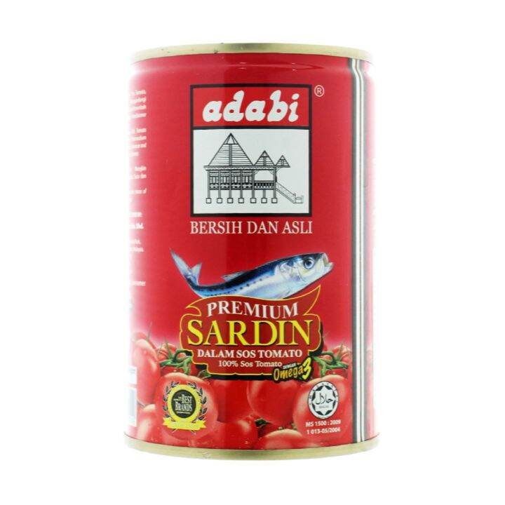 Adabi Sardines in Tomato Sauce Premium 425g | Lazada