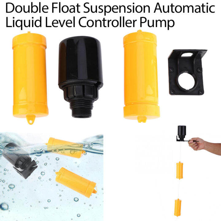 Double Float Suspension Automatic Liquid Level Controller Pump Switch 70-AB Float 220V Water ...