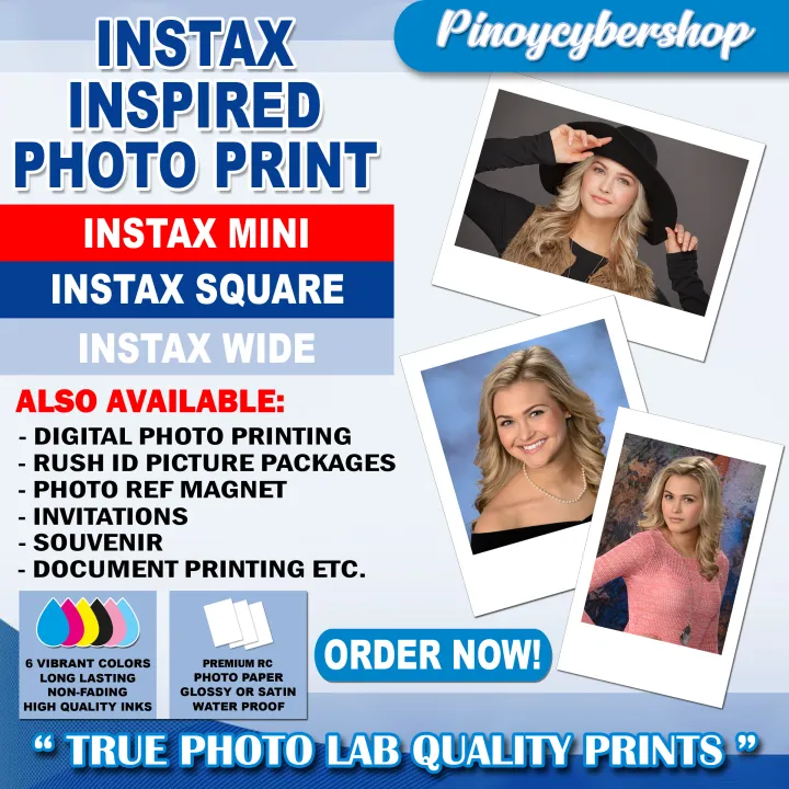 Instax Inspired Photo Printing Services Pinoycybershop Instax Inspired ...