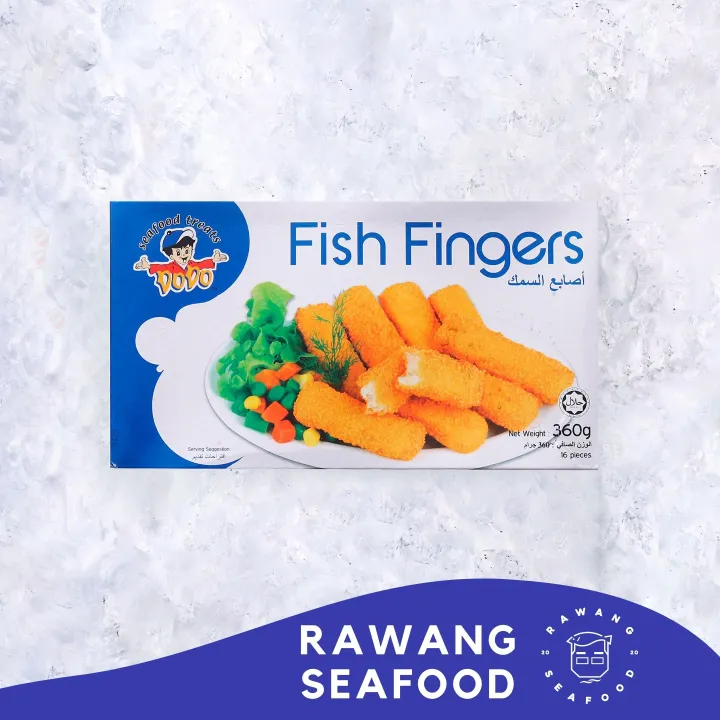 DODO Fish Finger Breaded 360g Ikan Jari Goreng 炸鱼柳 Frozen Seafood ...