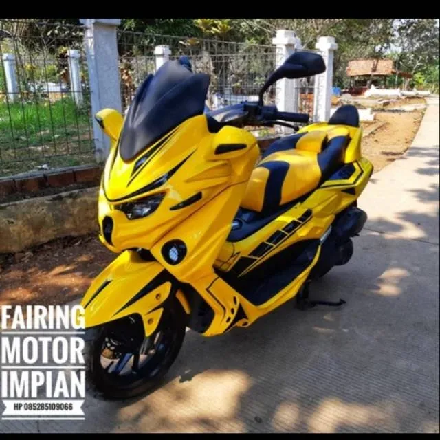 Fullbody yamaha nmax predator v2 bumble bee paket kumplit beserta jok ...