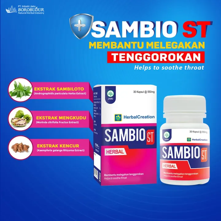 Sambio ST 30 Kapsul - Membantu Melegakan Tenggorokan | Lazada Indonesia