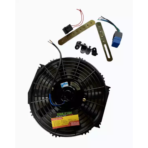 Aux fan universal 12v Original WITH RELAY KIT universal Car aircon ...